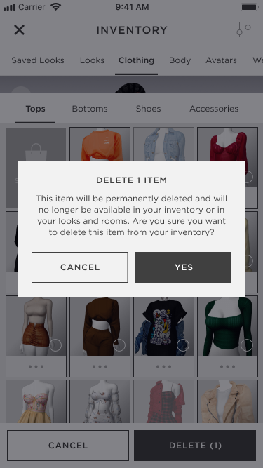 How Do I Delete An Item From My Inventory 